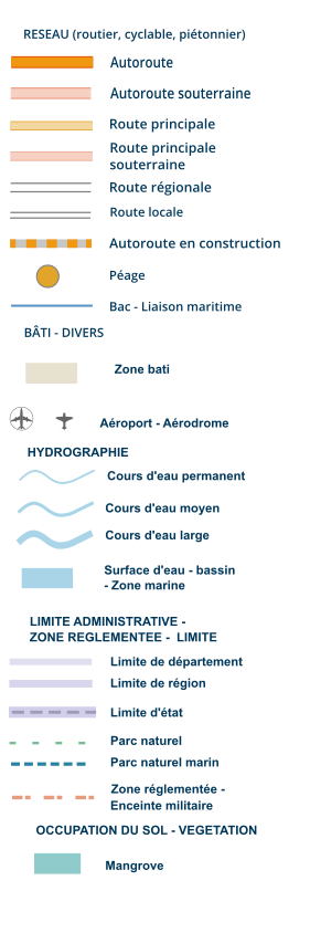 Légende de la couche : Plan IGN