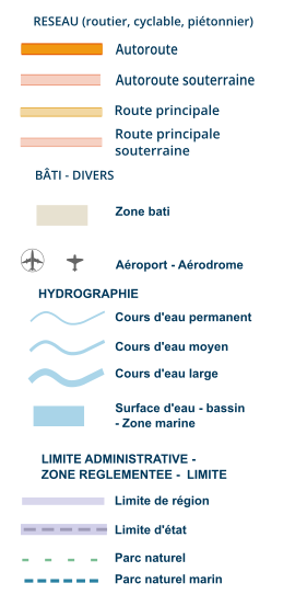Légende de la couche : Plan IGN